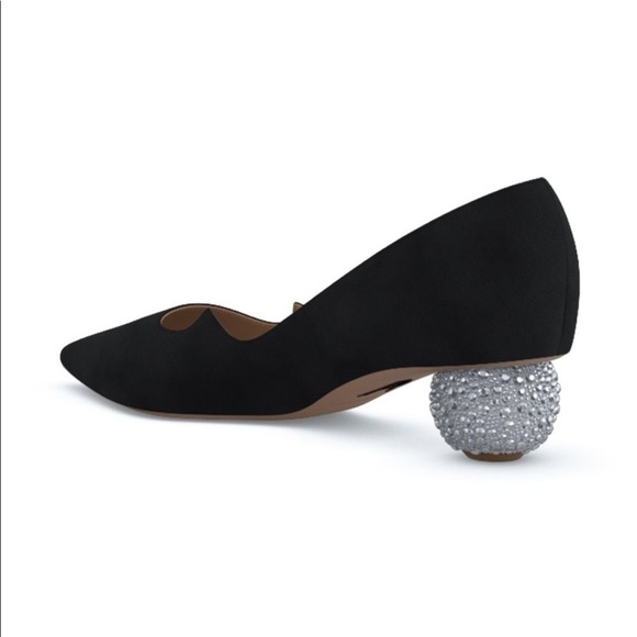 Paul Andrew | Shoes | Paul Andrew Ankara Pumps W Swarovski Crystal Heel ...
